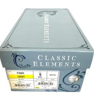 Classic Elements | Shoes | New Classic Elements Black Leather Sandals ...
